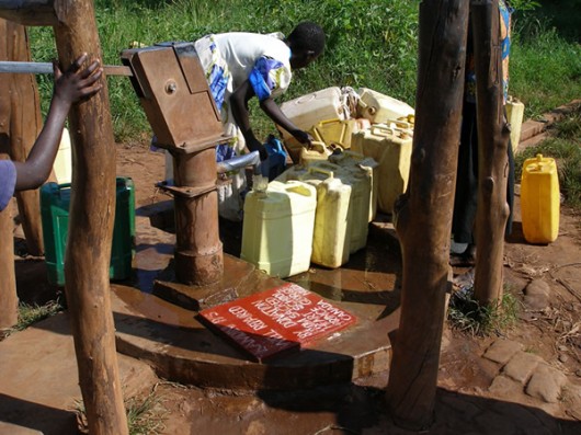Before and After - NUDF provide safe drinking water to Northern Uganda